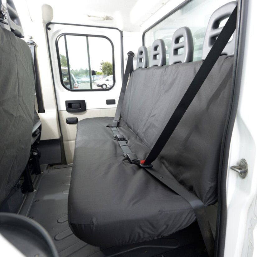 Fiat Ducato Van 2007-2022 Tailored Seat Covers - Rear Four Seats Bench ...