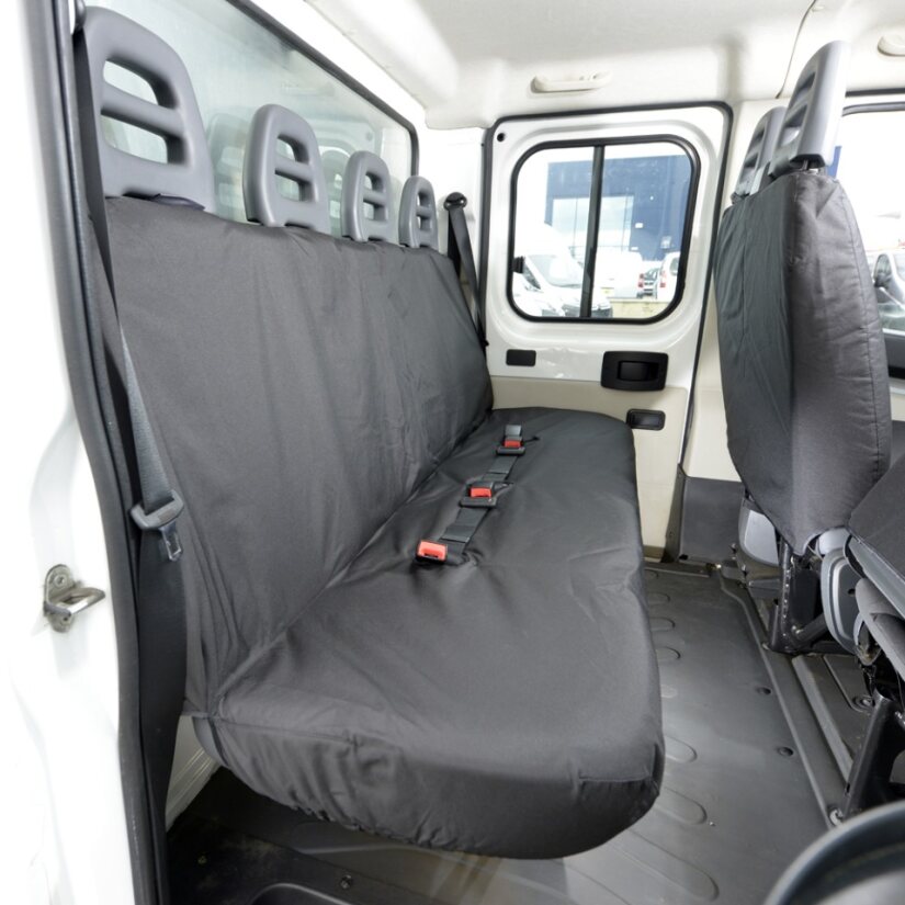 Fiat Ducato Van 2007-2022 Tailored Seat Covers - Rear Four Seats Bench ...